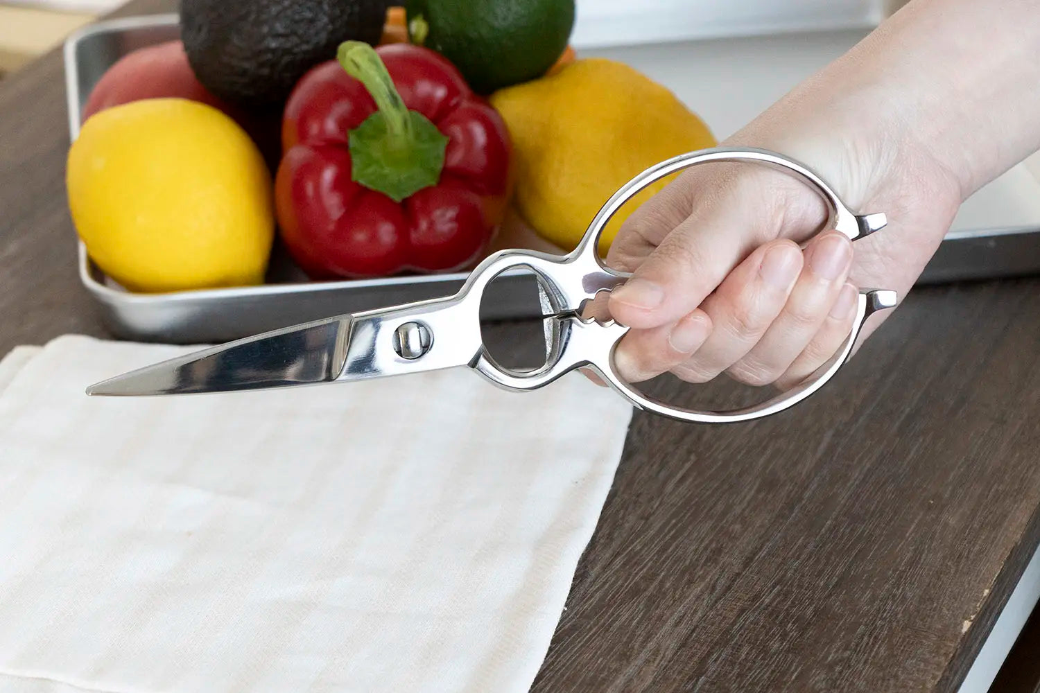 scissors cutting board