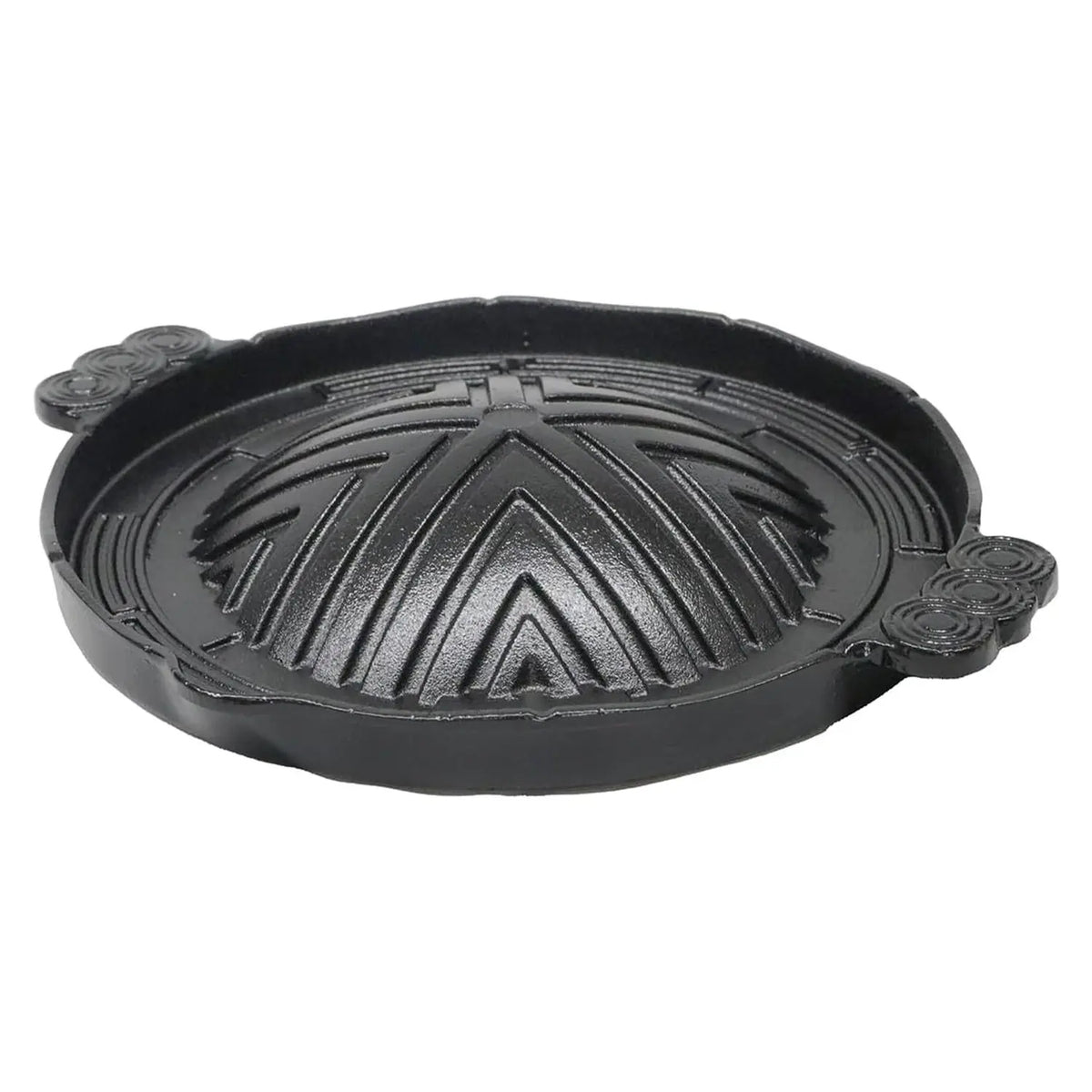 Asahi Chuzo Cast Iron Genghis Khan Grill Pan - Globalkitchen Japan