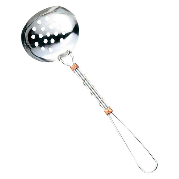 EBM Stainless Steel Perforated Ladle with Copper Wired Handle ...