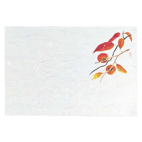 MIN Senju Washi Paper Placemat Kaki 100 pcs - Globalkitchen Japan
