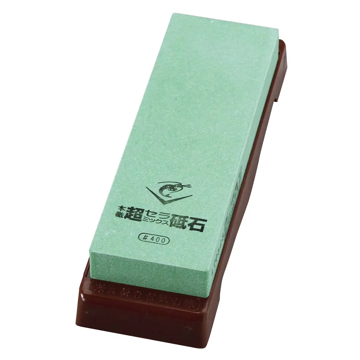 NANIWA Super Ceramic Sharpening Stone with Base and Flattening Stone ...
