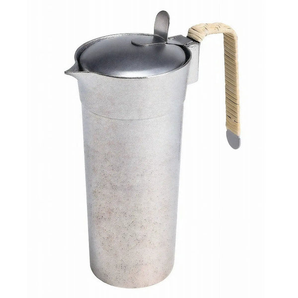 Sanshin Tin Chirori Sake Server with Lid - Globalkitchen Japan