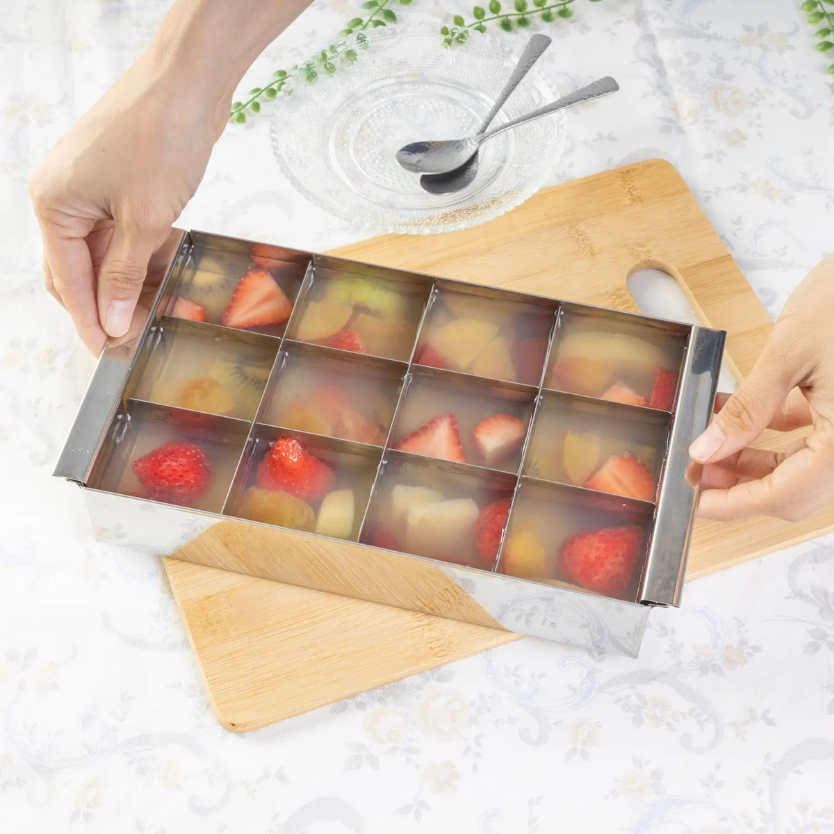 SHIMOTORI Stainless Steel Kanten Jelly Yokan Mold - Globalkitchen Japan