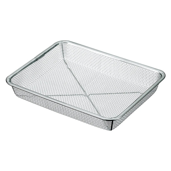 Three Snow Stainless Steel Rectangle Deep Mesh Colander (6.5 Mesh ...