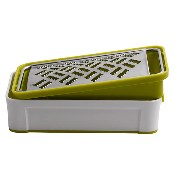 Suncraft Stainless Steel Grater with Container - Globalkitchen Japan