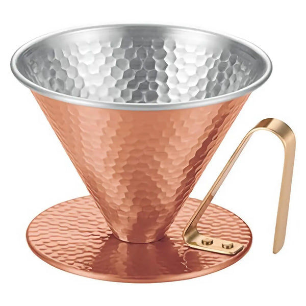 Tanabe Copper Coffee Dripper Hammer Finish - Globalkitchen Japan