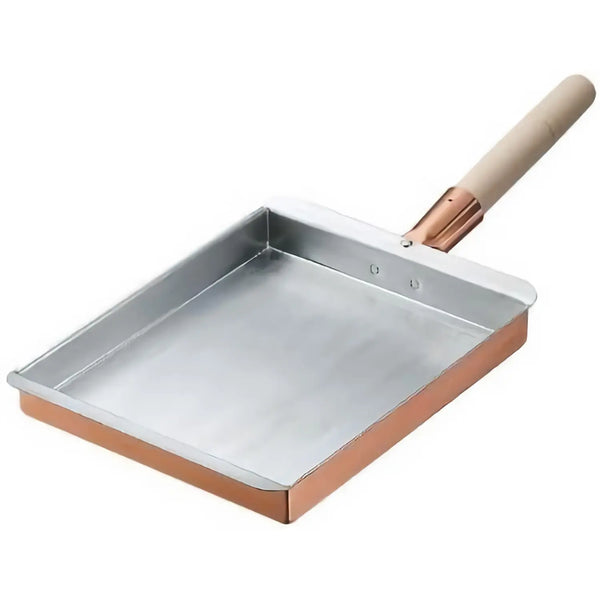 Tanabe Copper Tamagoyaki Omelette Pan Kansai Style - Globalkitchen Japan