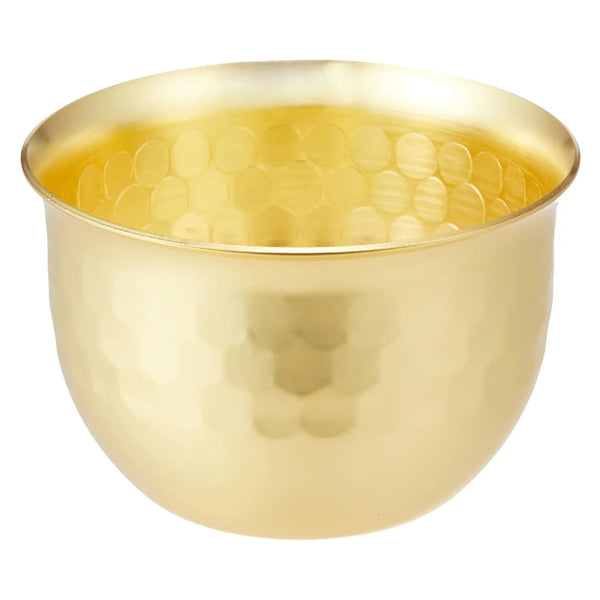 Tanabe Hana Copper Guinomi Sake Cup Hammer Finish - Globalkitchen Japan