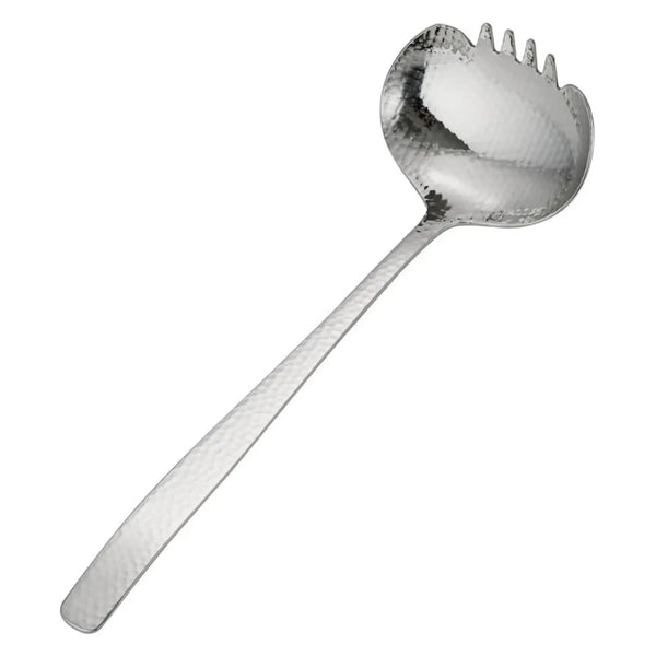 Wada Stainless Steel Hammered Fork Ladle - Globalkitchen Japan
