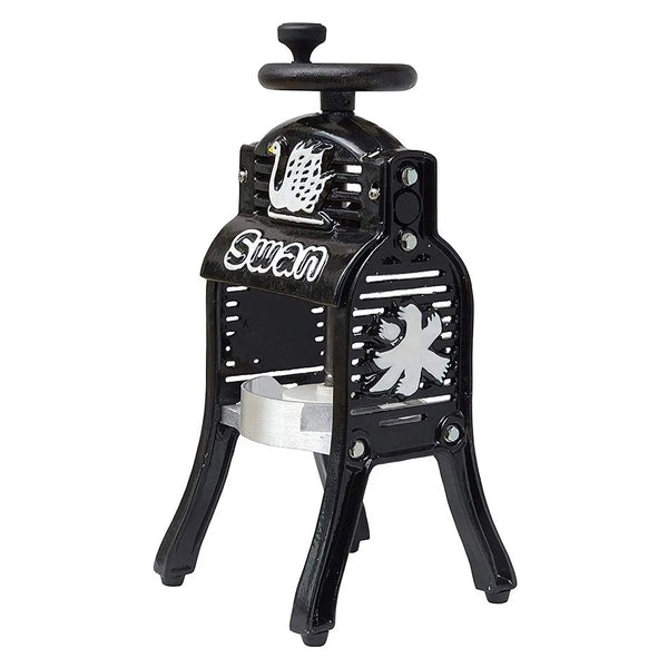 Swan Cast Iron Manual Shaved Ice Machine Black - Globalkitchen Japan