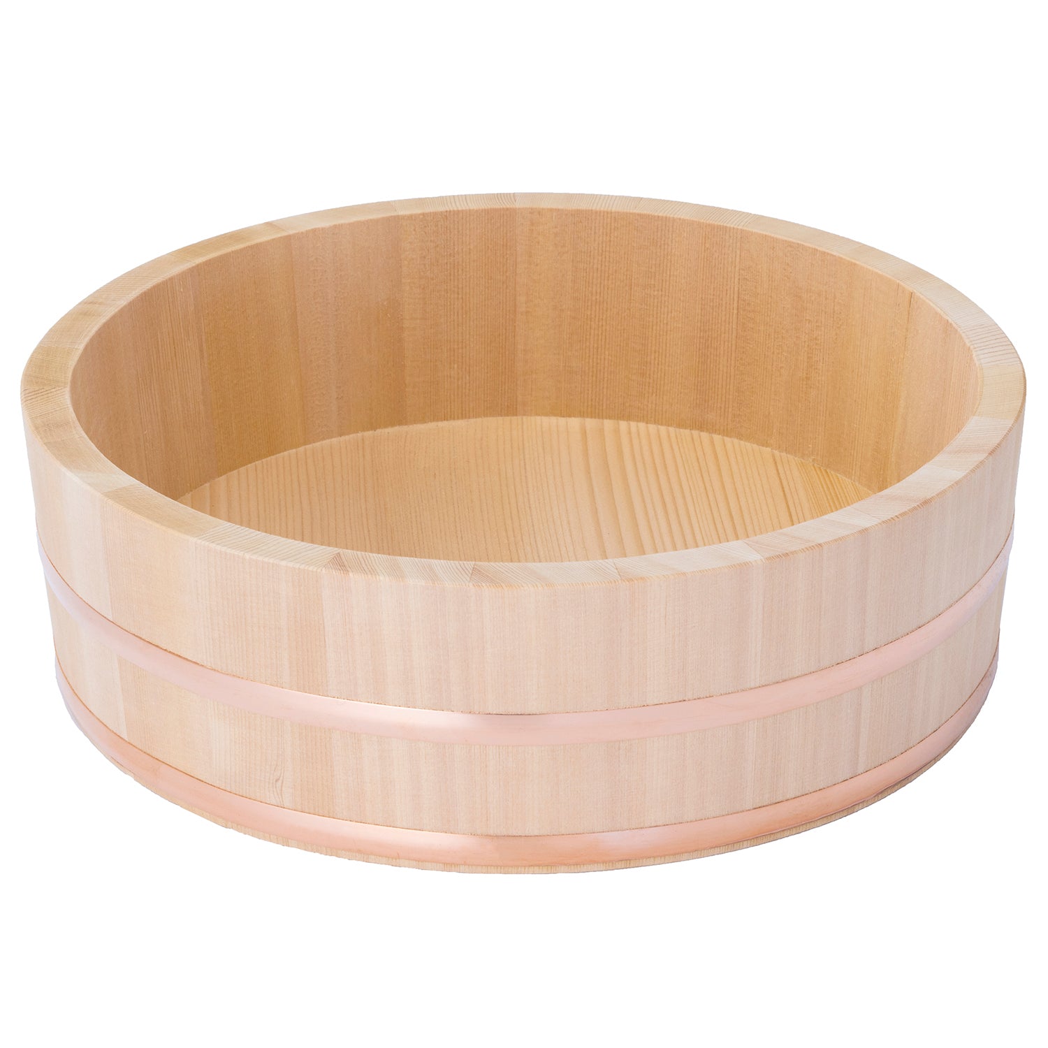 EBM Sawara Cypress Hangiri Wooden Sushi Rice Mixing Bowl ...