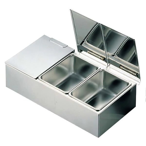 EBM Stainless Steel Yakumi Seasoning Container Separate Cover Type ...