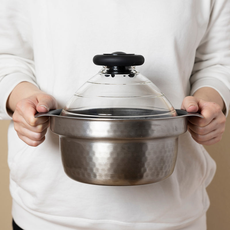 Hario Induction Rice Cooker Casserole with Glass Lid - Globalkitchen Japan