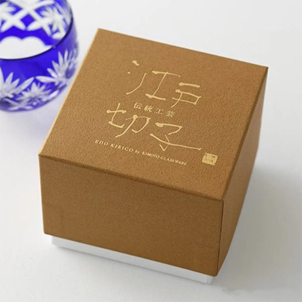 KIMOTO GLASS TOKYO Edo Kiriko Sake Cup Hoshikenbishi 3947 ...