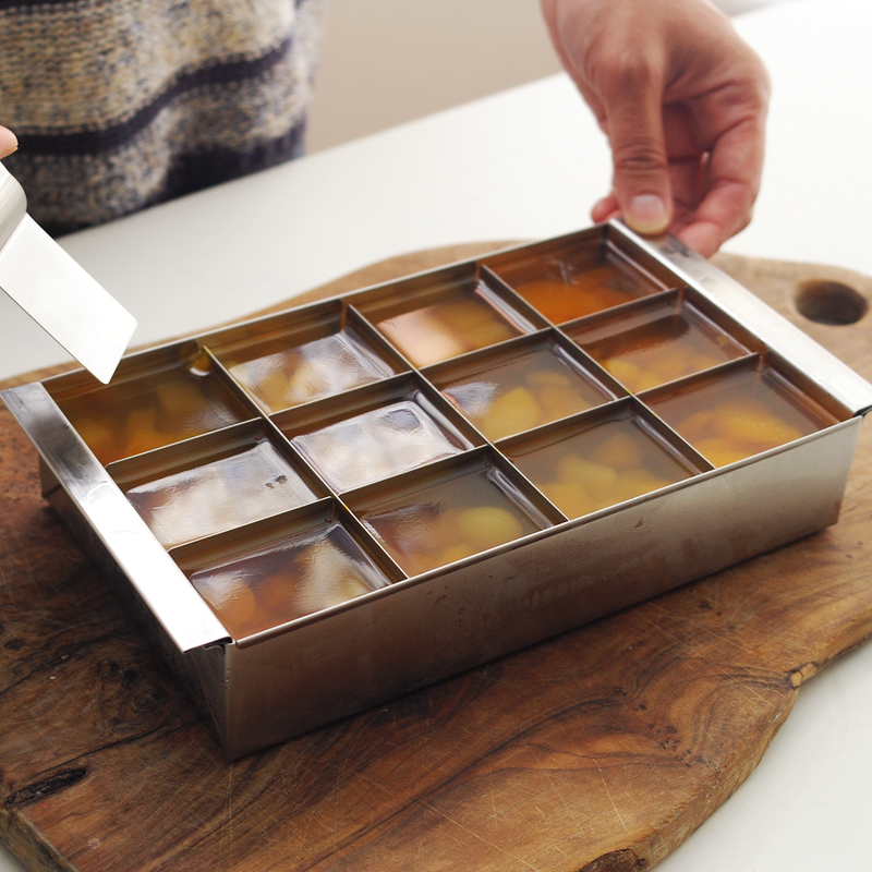 Shimotori Stainless Steel Kanten Jelly Yokan Mold - Globalkitchen Japan