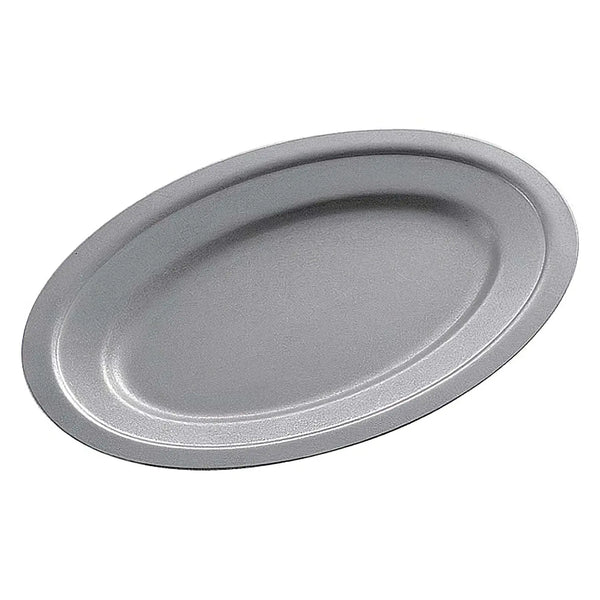 AOYOSHI VINTAGE Stainless Steel Oval Plate - Globalkitchen Japan