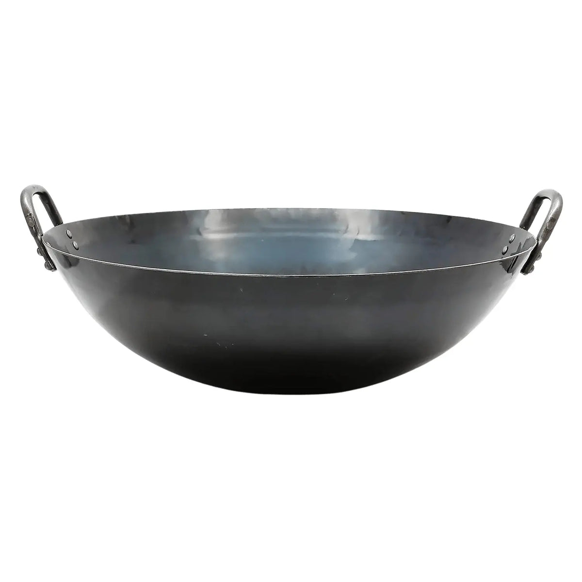 Yamada Hammered Iron Double-Handle Deep Wok (1.2mm Thickness ...