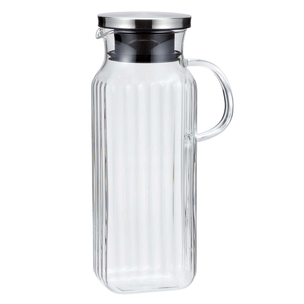 iwaki Heat Resistant Glass Square Jug with Handle - Globalkitchen Japan
