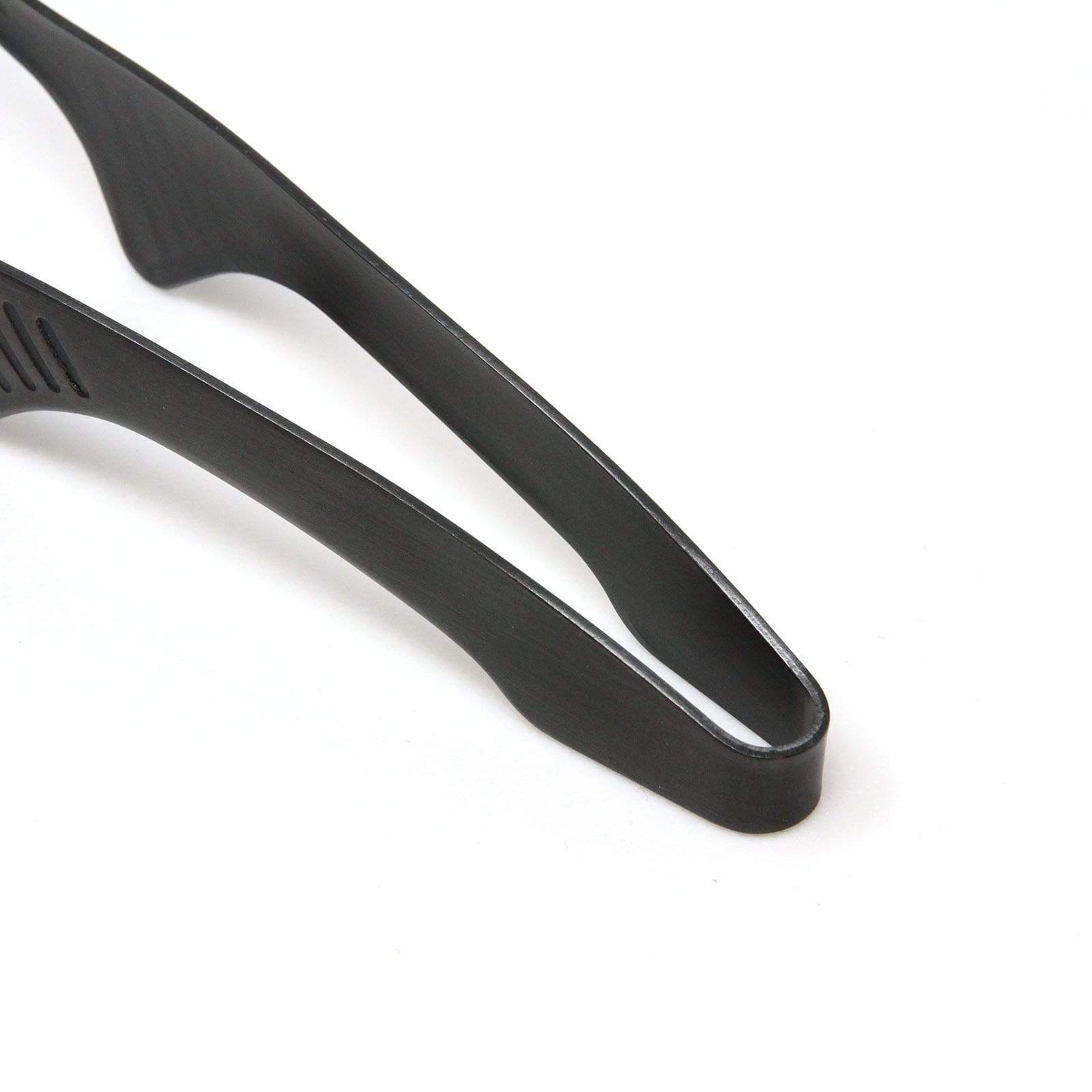Todai Rikyu Black Stainless Steel Chopstick Tongs - Globalkitchen Japan