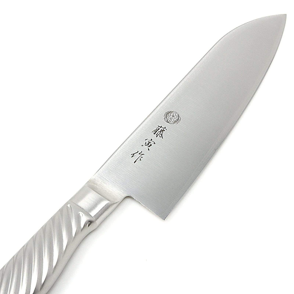 TOJIRO Fujitora DP 3-Layer Santoku Knife with Stainless Steel Handle 1 ...